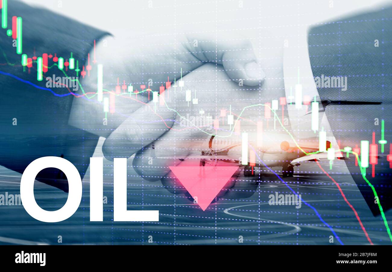 Oil trend up Stock Photo - Alamy