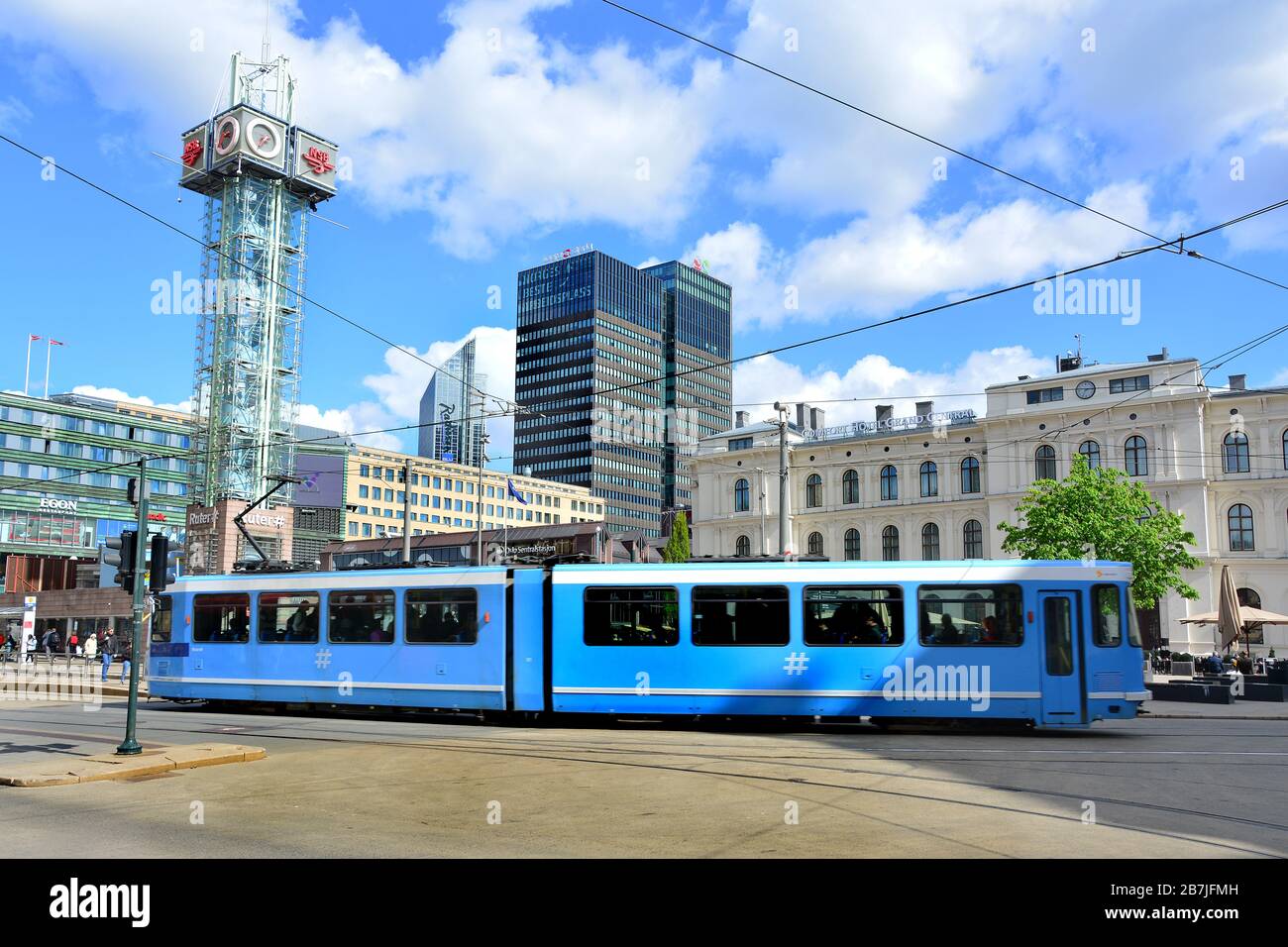 Norway tram hi-res stock photography and images - Alamy