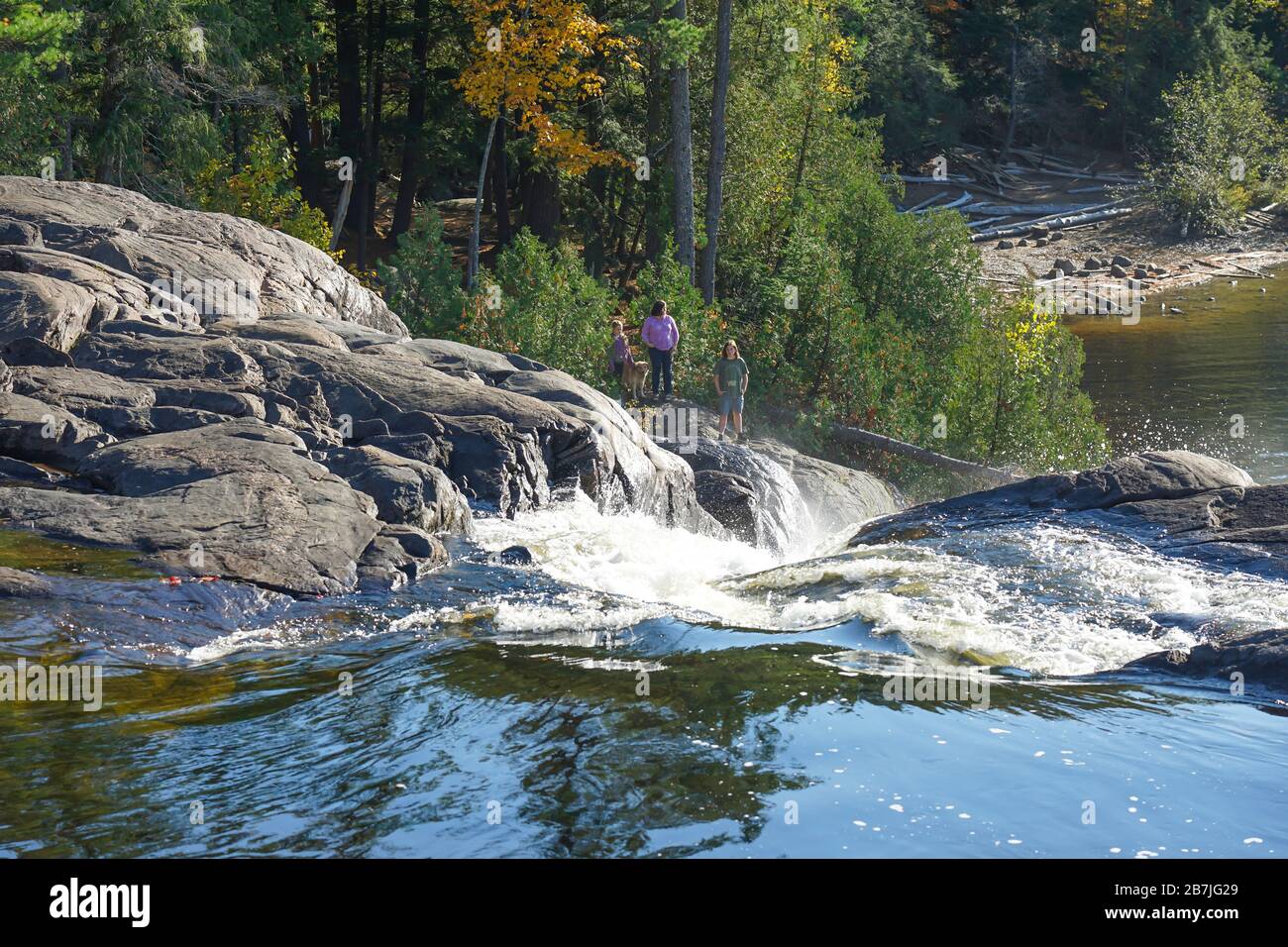 Bracebridge waterfalls in ontario hi-res stock photography and images ...