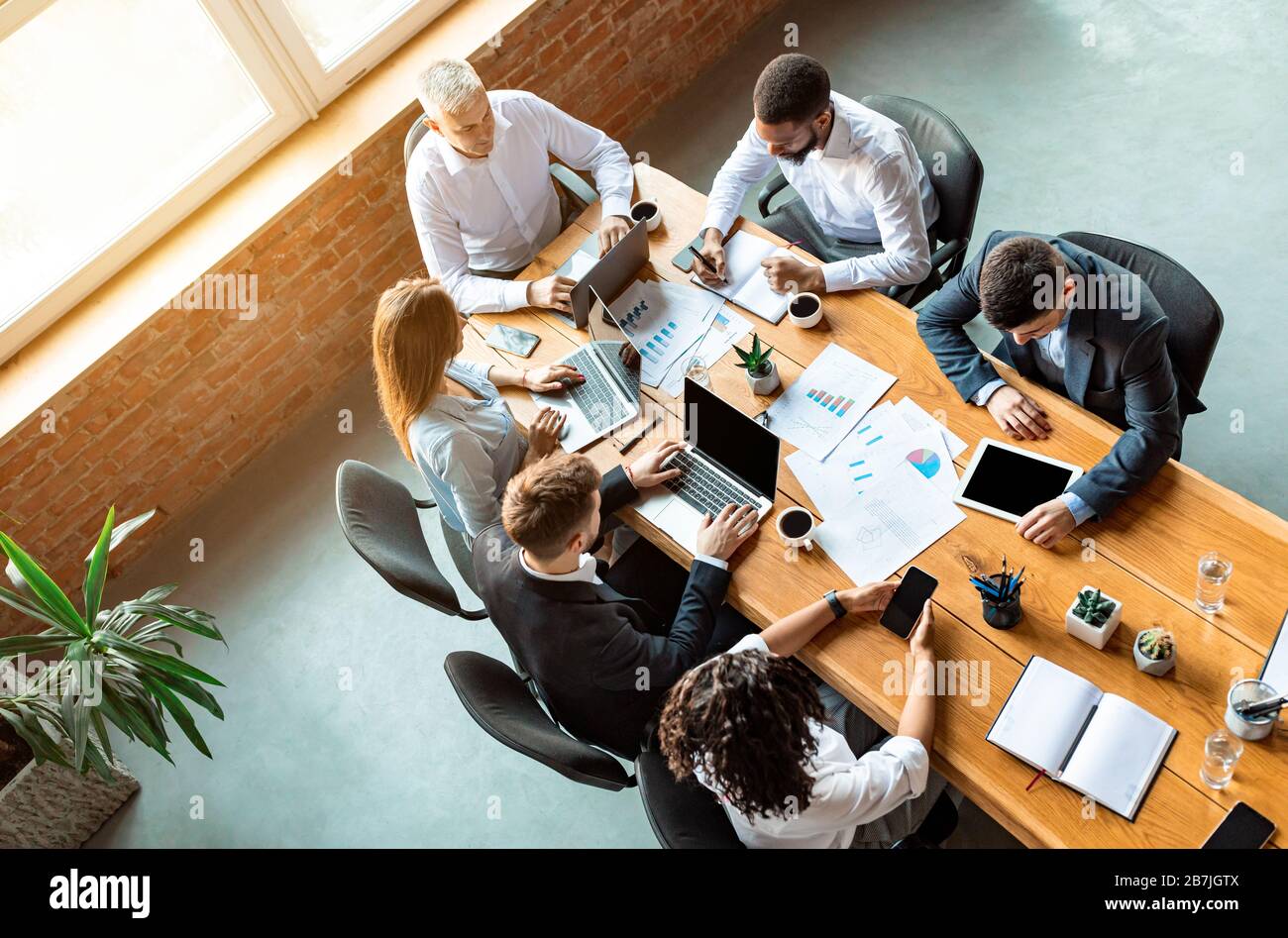 Colleagues Working Together