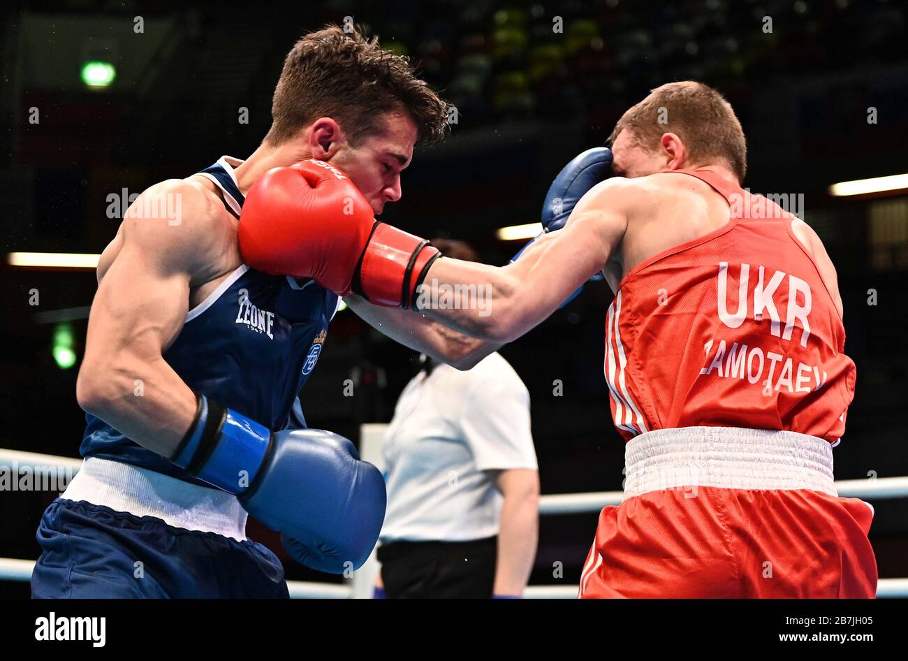 Stratford, United Kingdom. 16th Mar, 2020. Bout 116. Dmytro Zamotayev ...