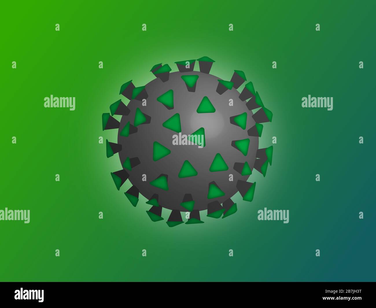 COVID-19 Coronavirus Pandemic Virus Illustration Stock Photo - Alamy