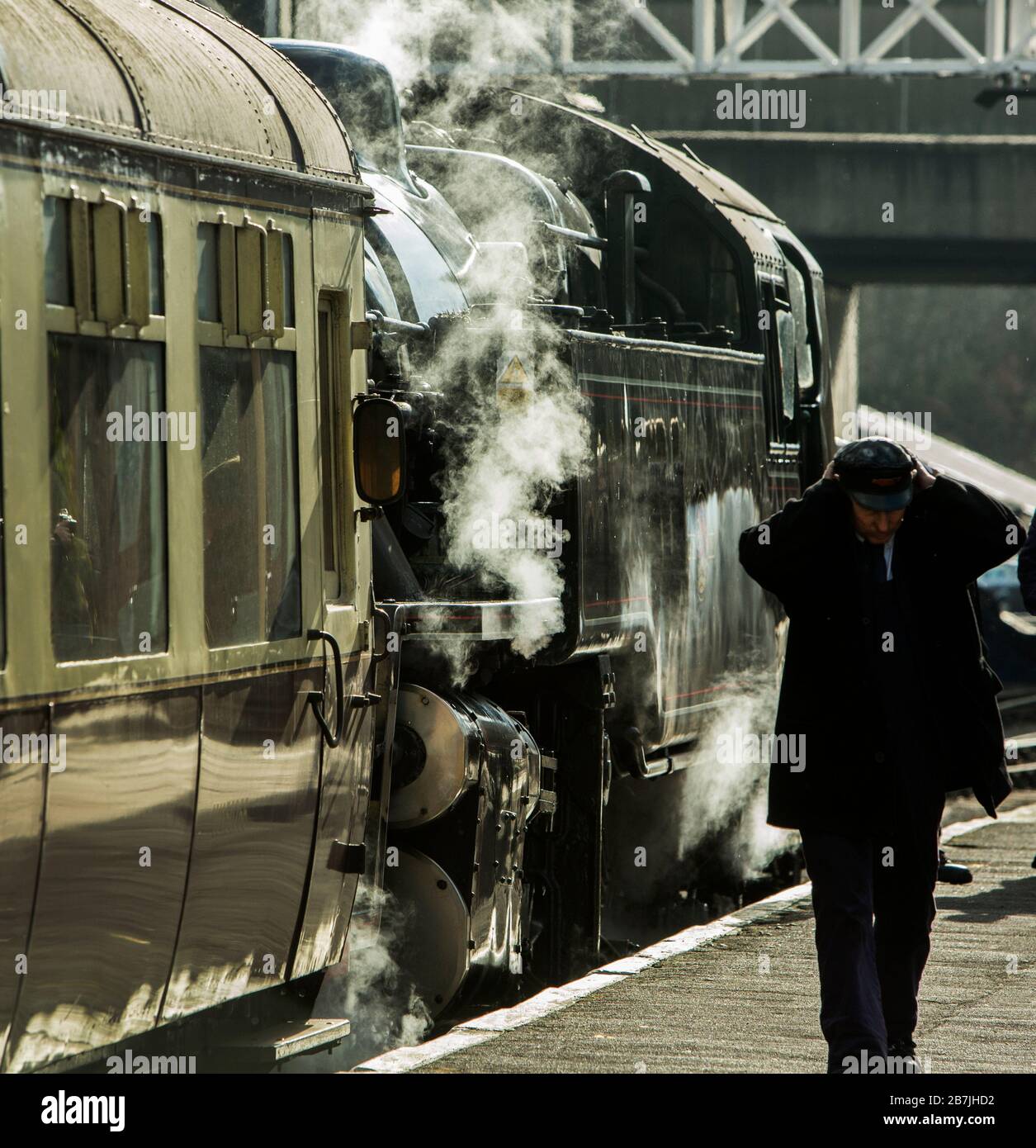 Train engineer cap hi-res stock photography and images - Alamy