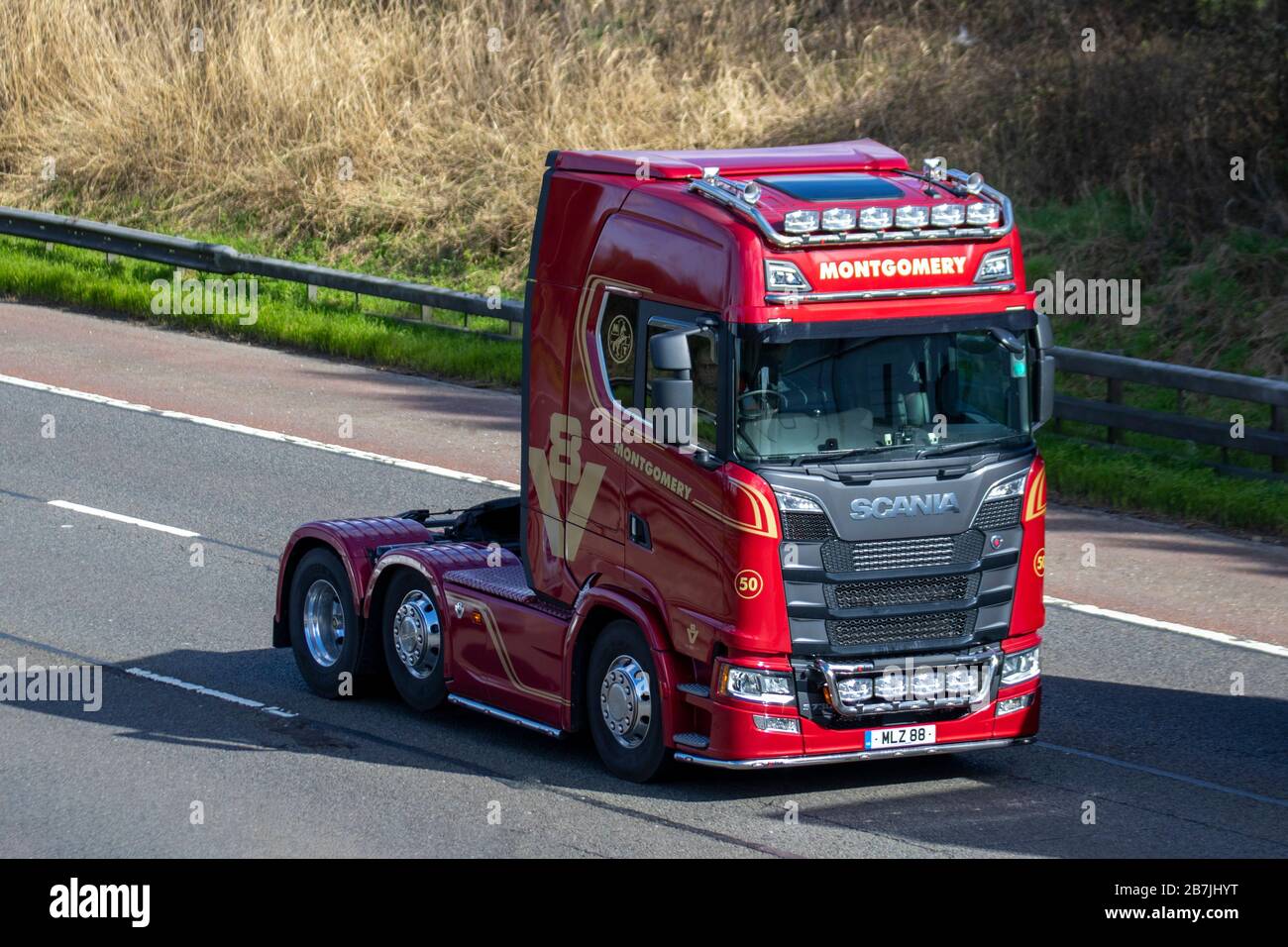 Scania tractor unit hi-res stock photography and images - Alamy