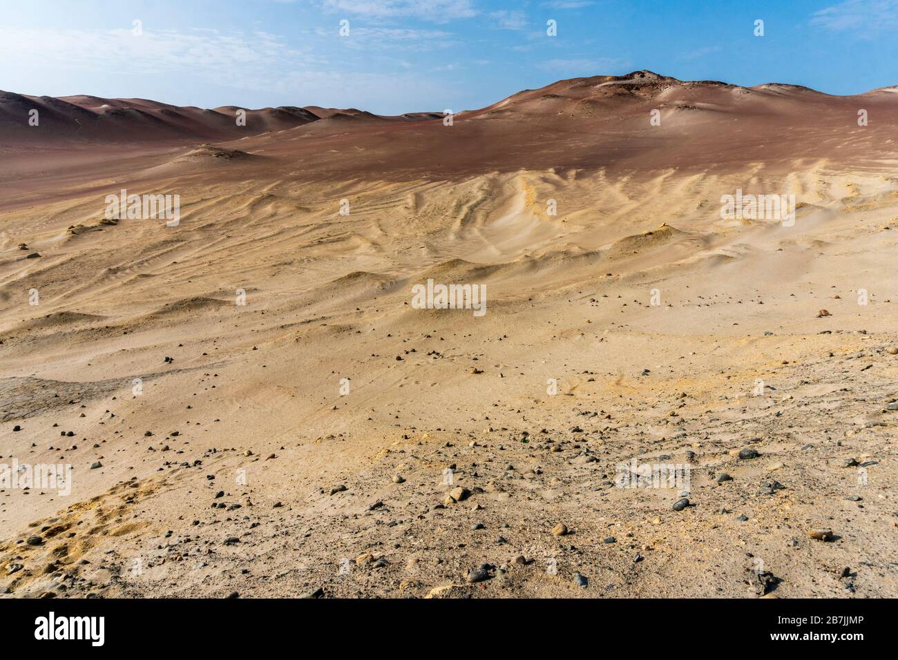 Paracas National Reserve,Cerro Colorado archaeological zone, Paracas ...