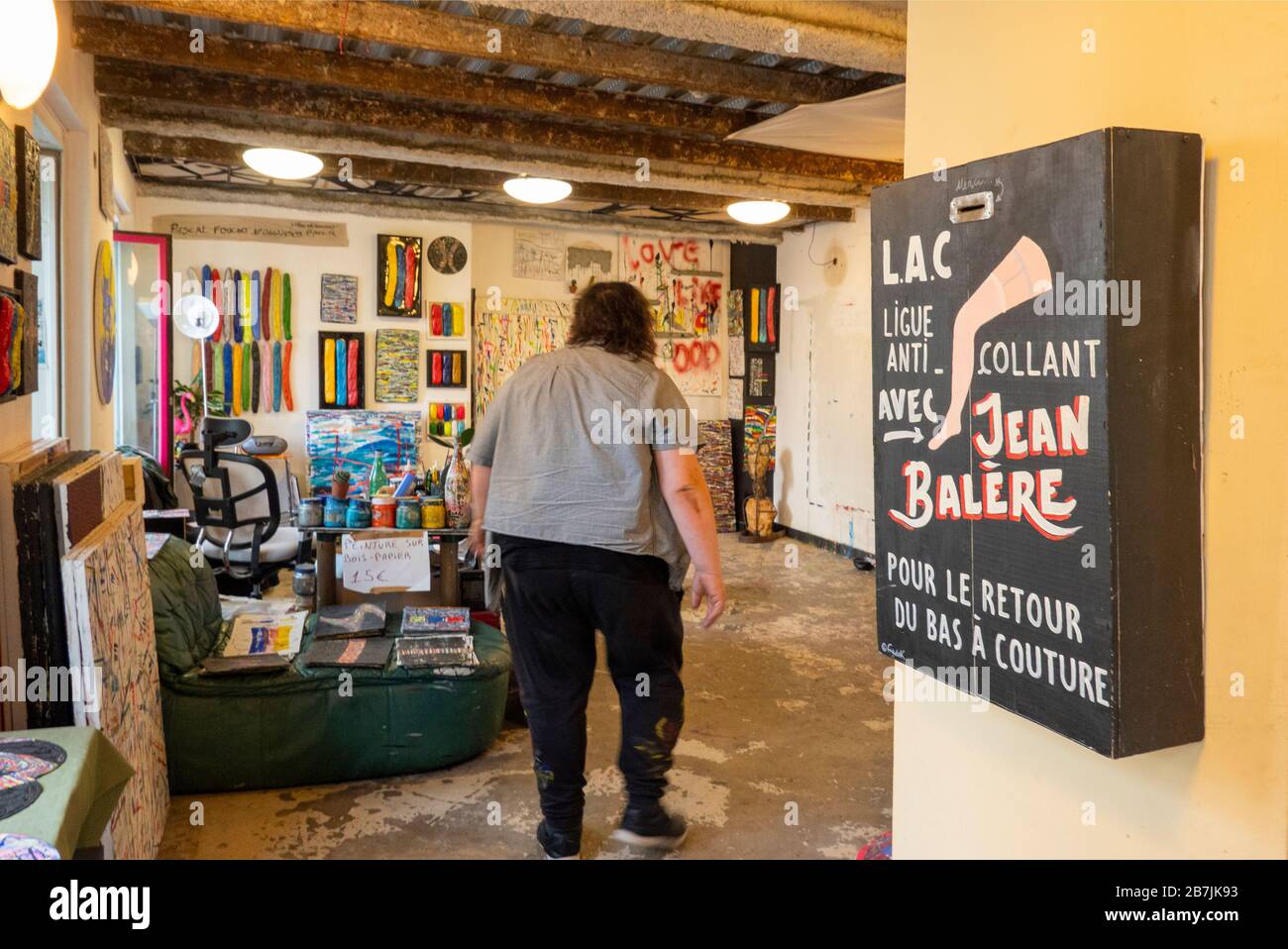 59 Rivoli art gallery in Paris France Stock Photo - Alamy