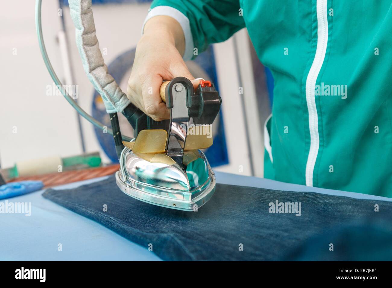 Industrial ironing board hi-res stock photography and images - Alamy