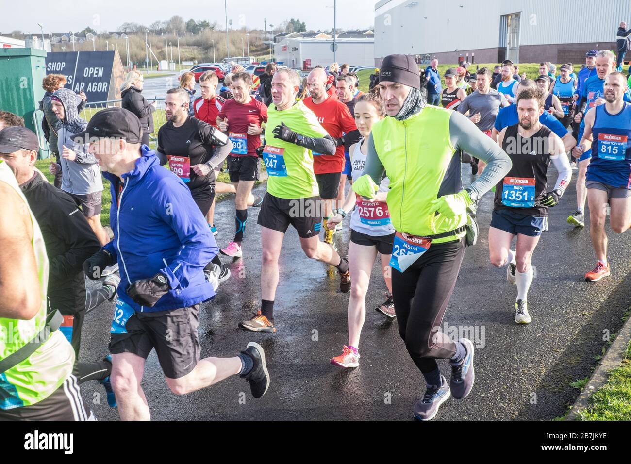 Runners,Llanelli Half Marathon,held,in,March,2020,just,before ...