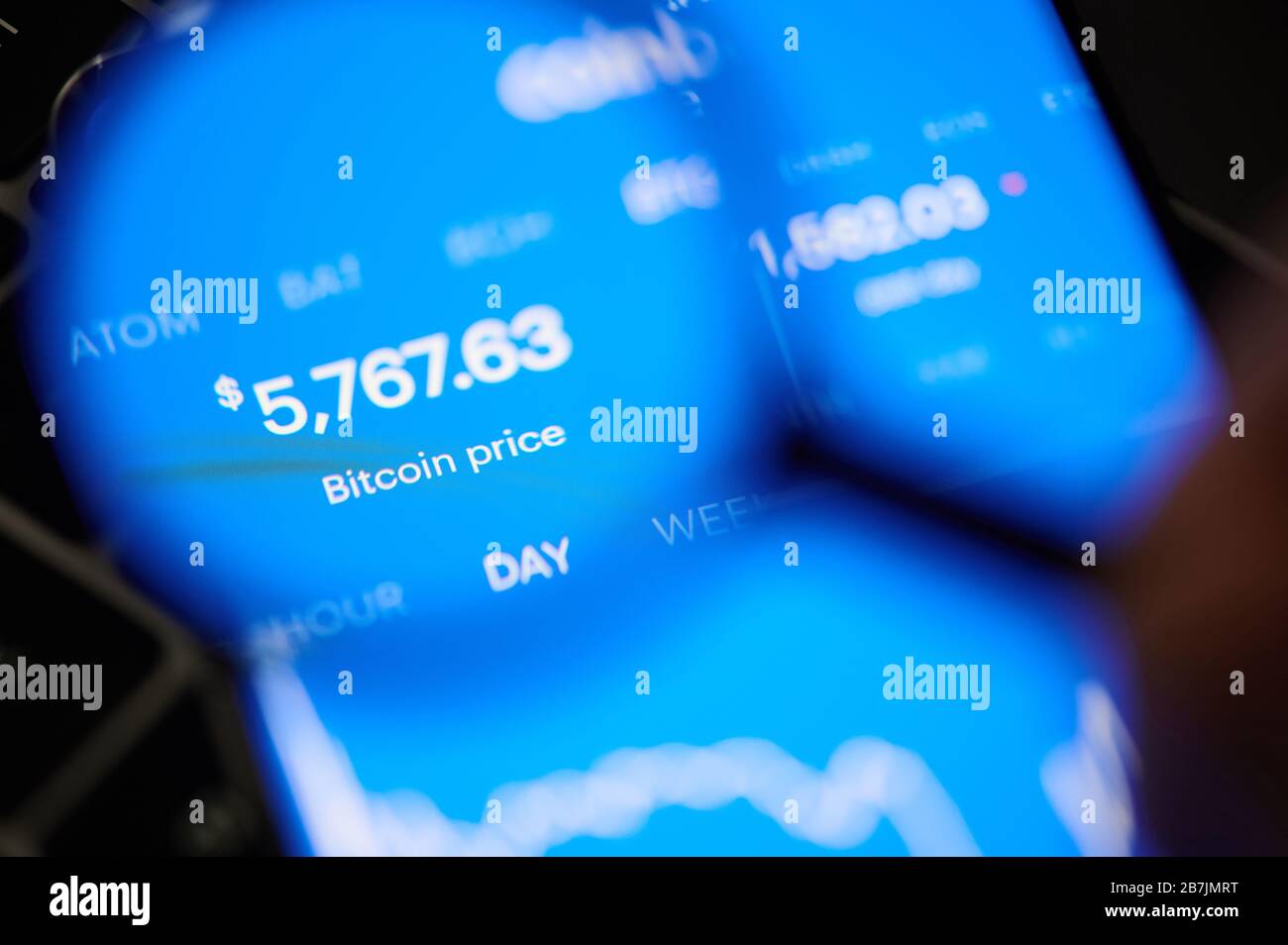 Bitcoin chart hi-res stock photography and images - Alamy