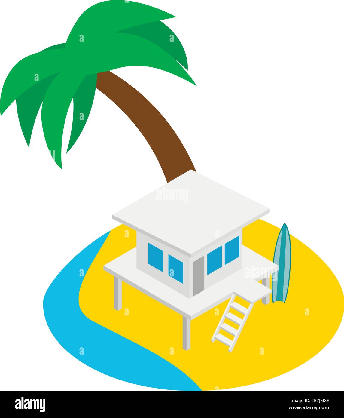 Baywatch surfboard Cut Out Stock Images & Pictures - Alamy