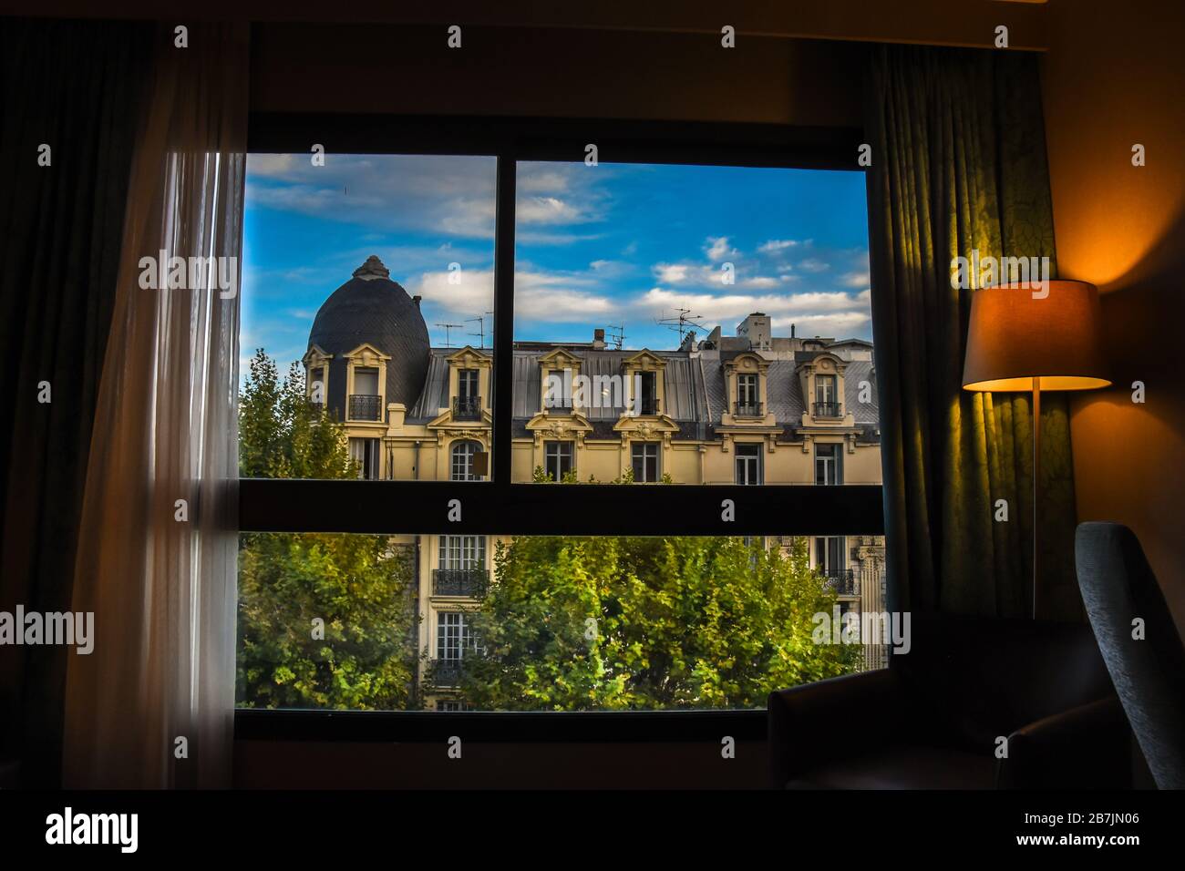 Street view from hotel window hi-res stock photography and images - Alamy