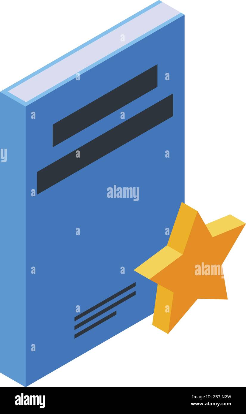 Star fantasy book icon, isometric style Stock Vector Image & Art - Alamy