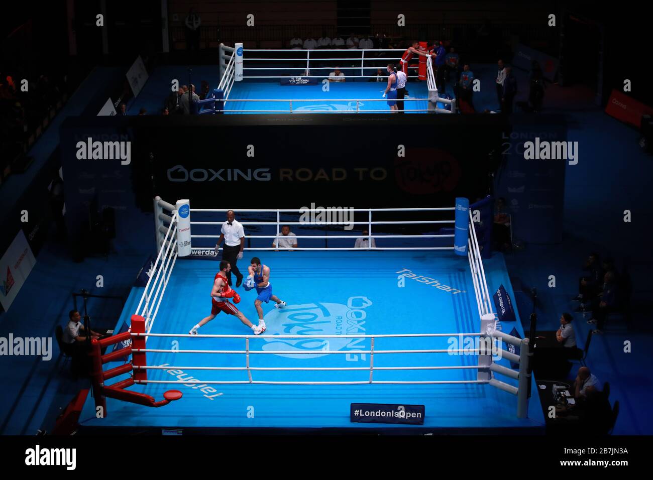 A general view of the Boxing during day three of the Boxing Road to ...
