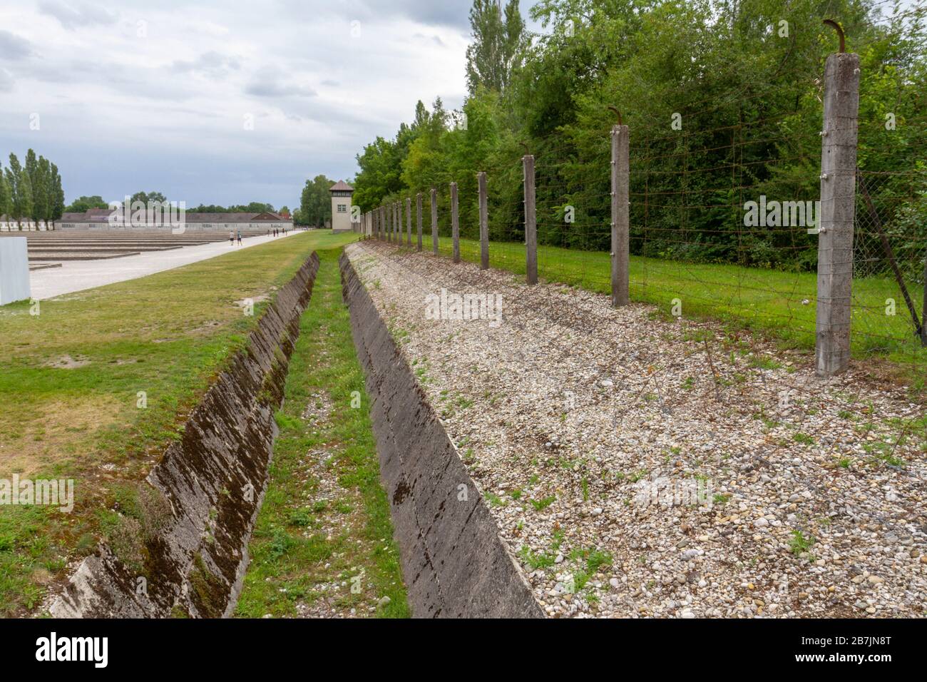 Nazi concentration camp fence wwii hi-res stock photography and images ...