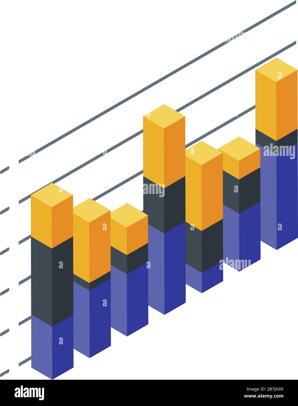 3d data analytics bars graphic hi-res stock photography and images - Alamy