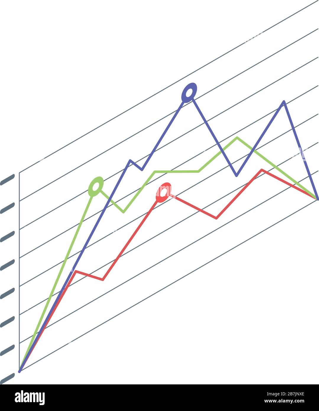 Income chart icon, isometric style Stock Vector Image & Art - Alamy