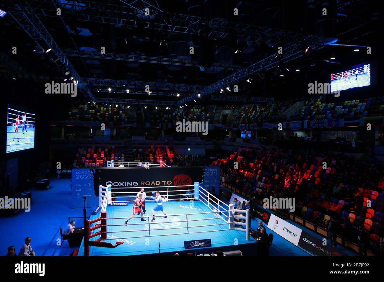 A general view of the Boxing during day three of the Boxing Road to ...