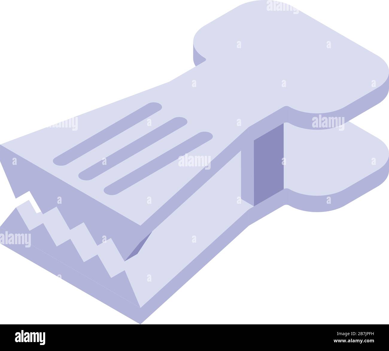 Safety pin isometric icon hi-res stock photography and images - Alamy