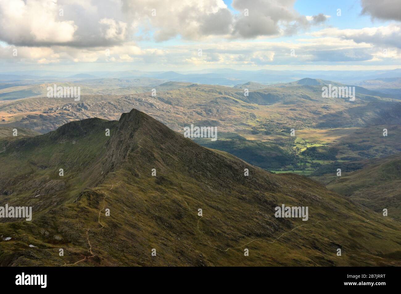 Snowdonia path to top Stock Photo - Alamy