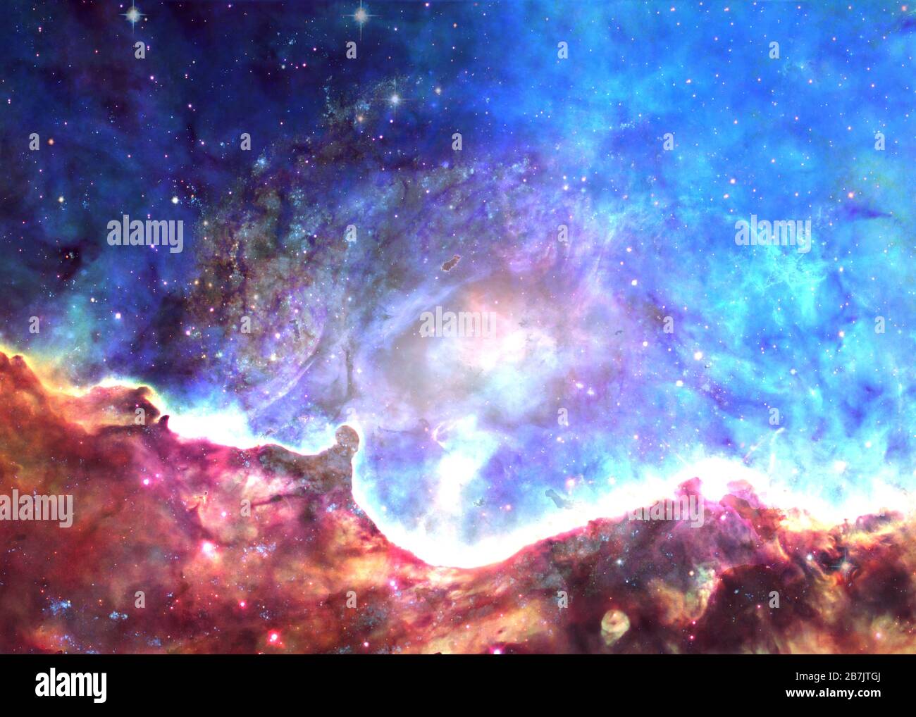 Pillars of creation space hi-res stock photography and images - Alamy