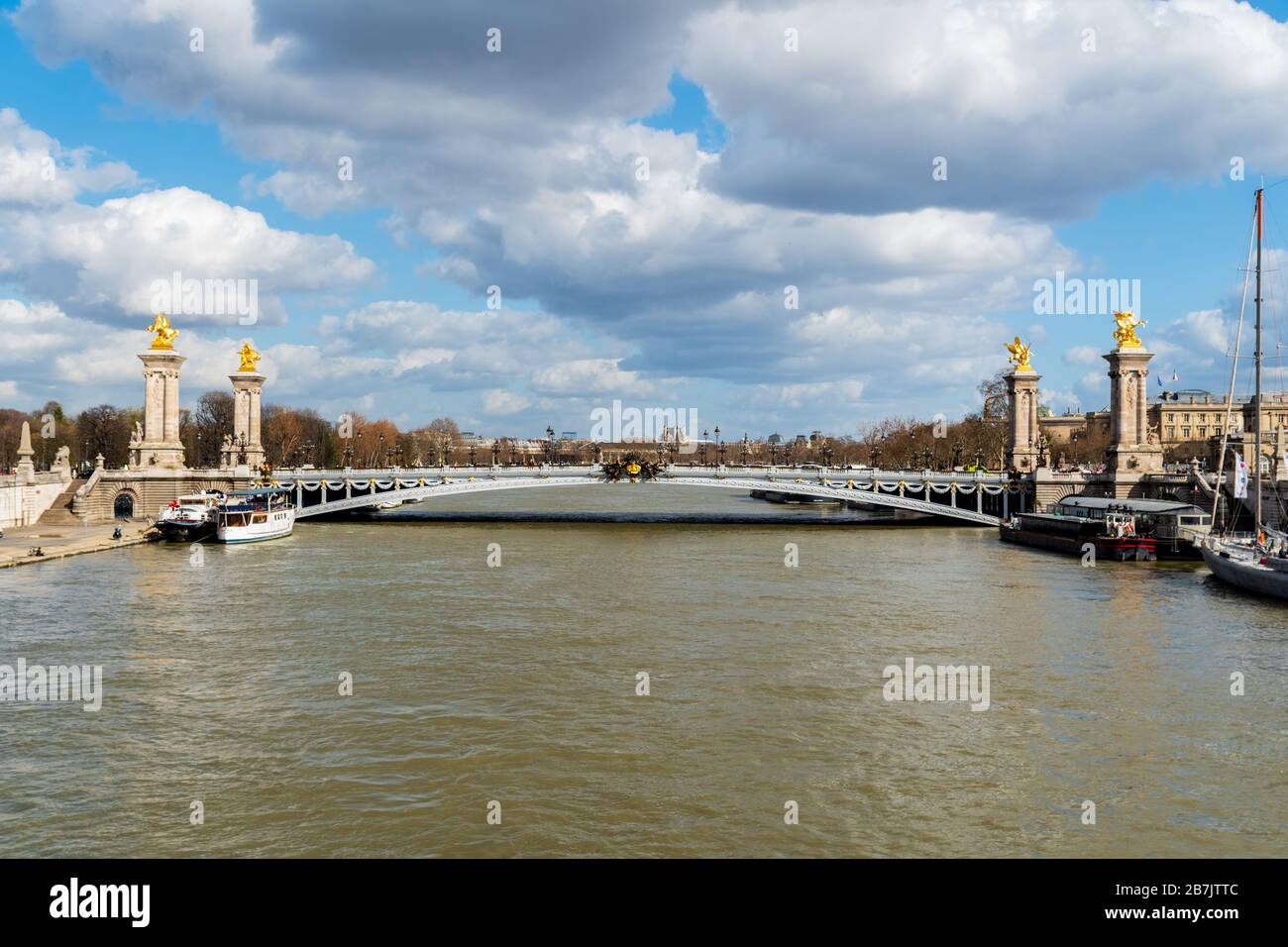 Alexandre III bridge in Paris, France Stock Photo - Alamy