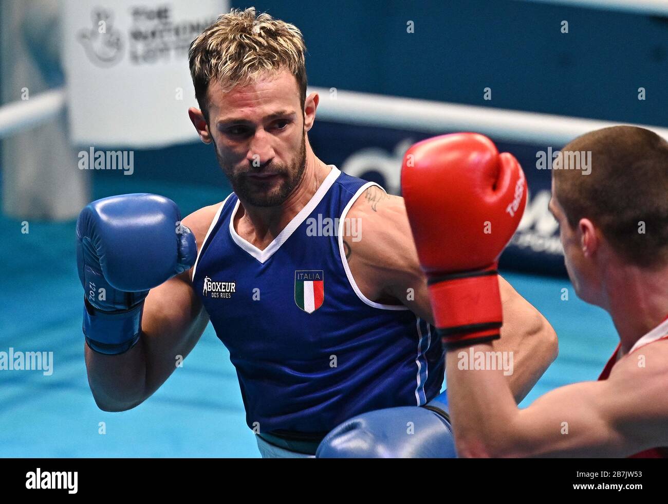 Stratford, United Kingdom. 16th Mar, 2020. Vincenzo Mangiacapre (ITA ...