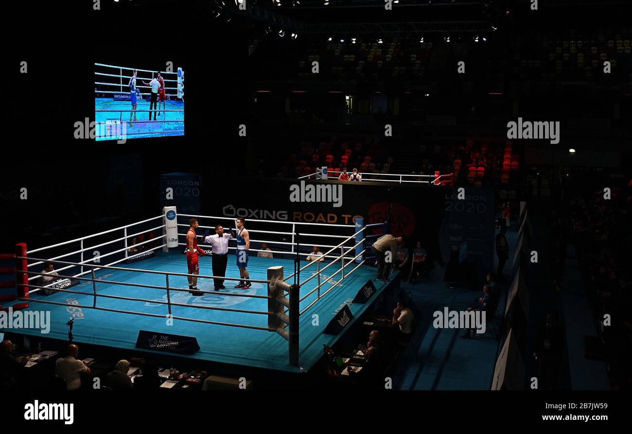 Stratford, United Kingdom. 16th Mar, 2020. A general view of the 2 ...