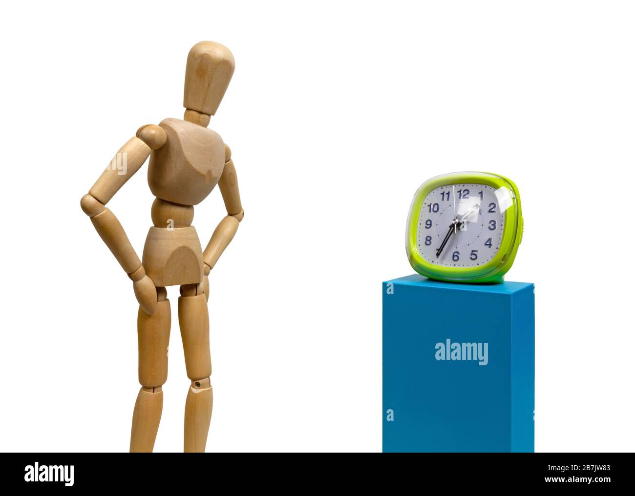 Man watching clock hi-res stock photography and images - Alamy