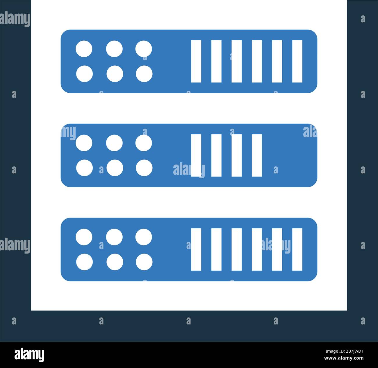 Pixel perfect Database, storage, server icon for commercial, print ...