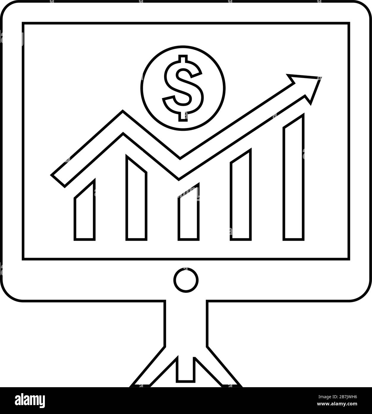 Profit statistics Black and White Stock Photos & Images - Alamy