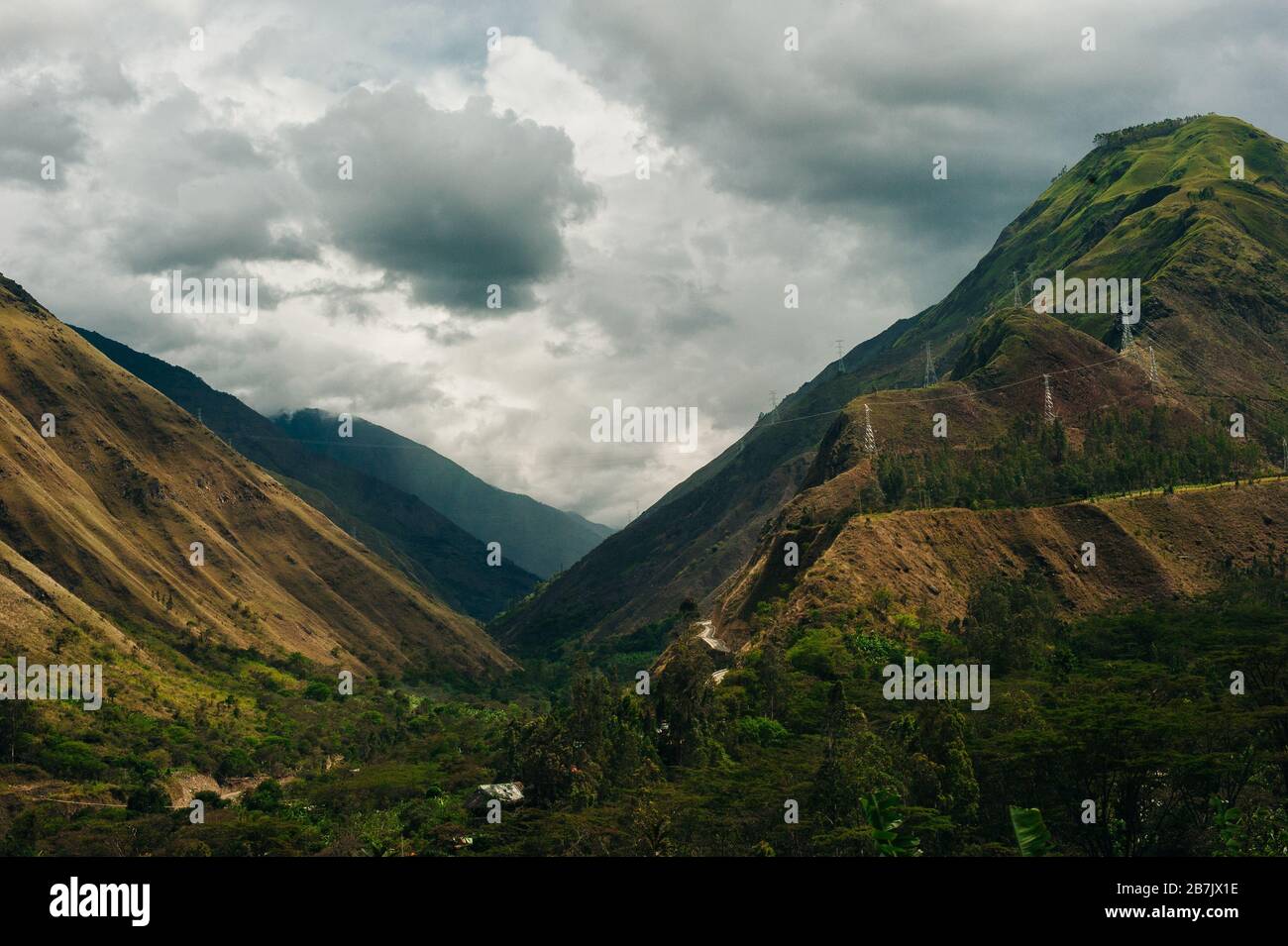 The lost inka city of machu picchu, near cusco.The gray stone inca ...
