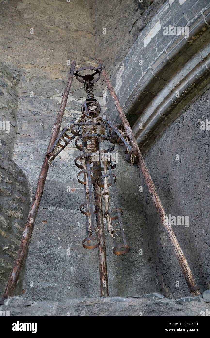 Czech Republic, Prague, architecture, old dungeon and torture chamber ...