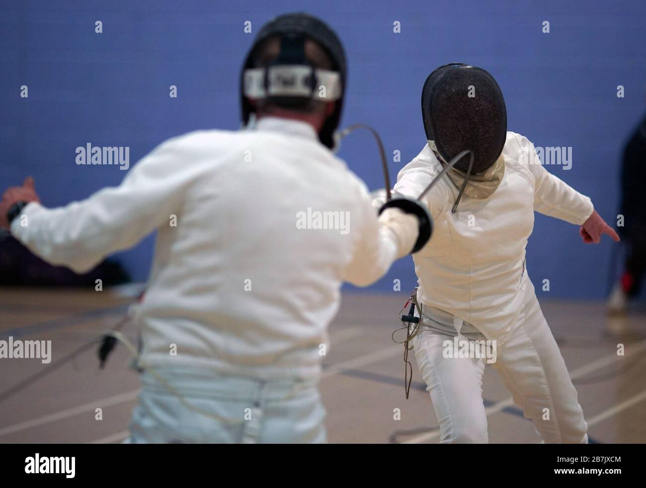 Foil practice kirkstall leisure centre hi-res stock photography and ...