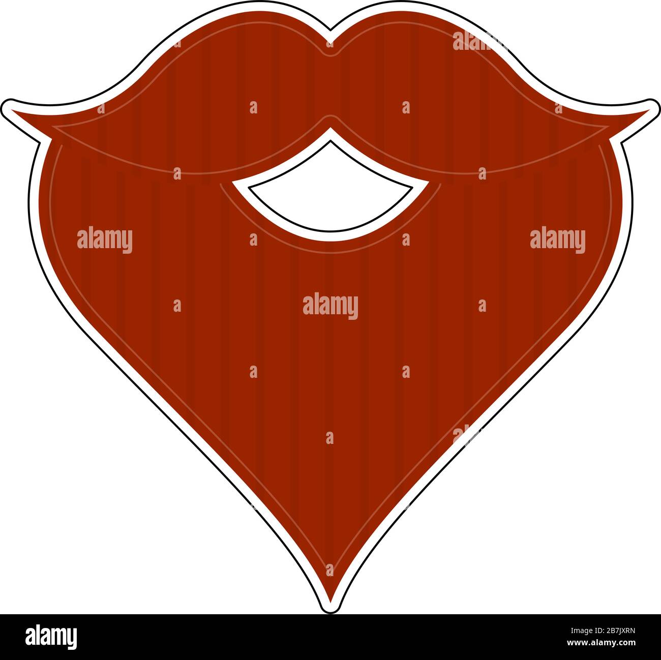 Isolated redhead beard icon Stock Vector Image & Art - Alamy