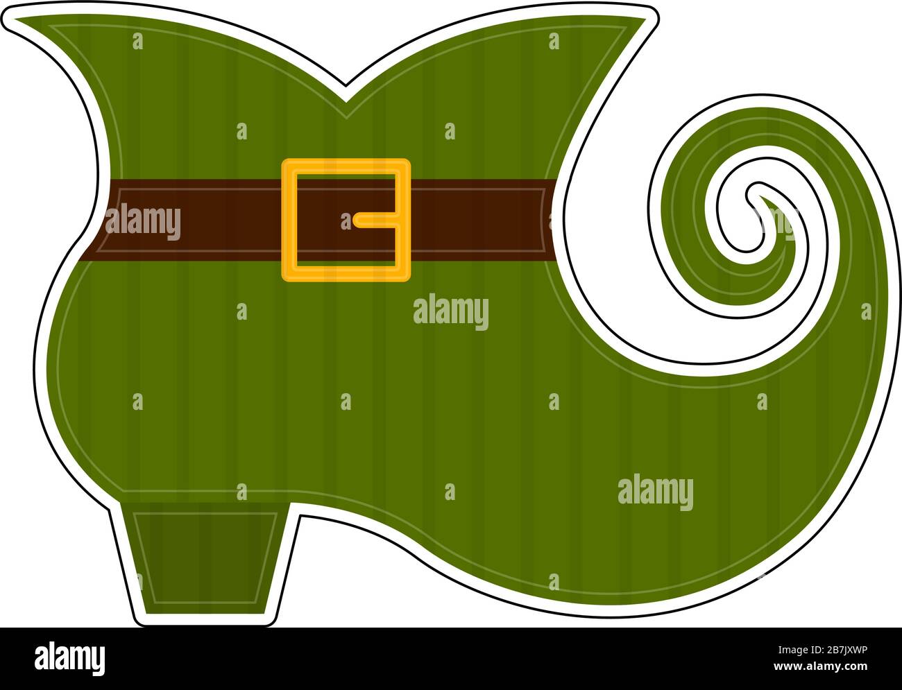 Isolated irish elf shoe Stock Vector Image & Art - Alamy