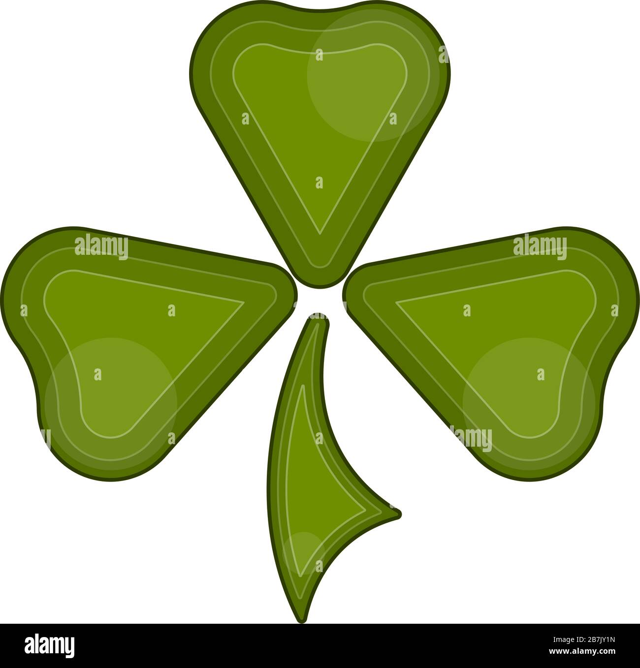 Isolated clover icon Stock Vector Image & Art - Alamy
