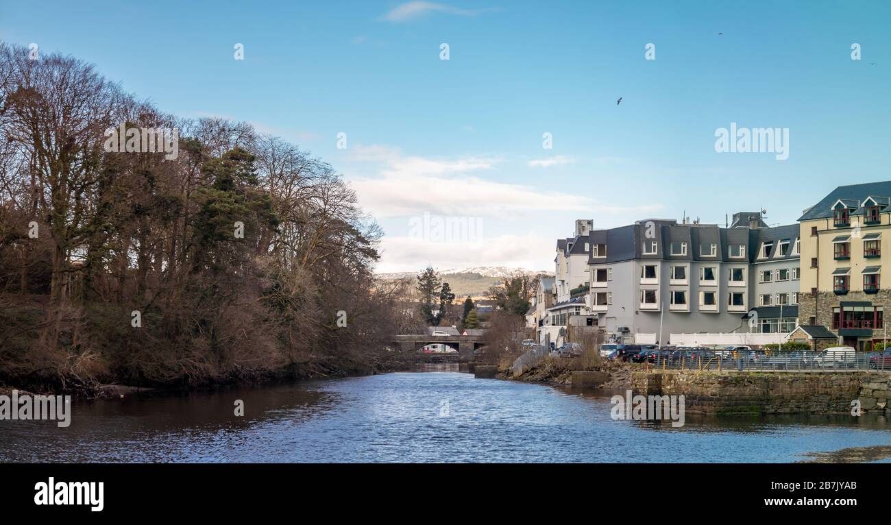 Donegal town is the main village of County Donegal Stock Photo - Alamy