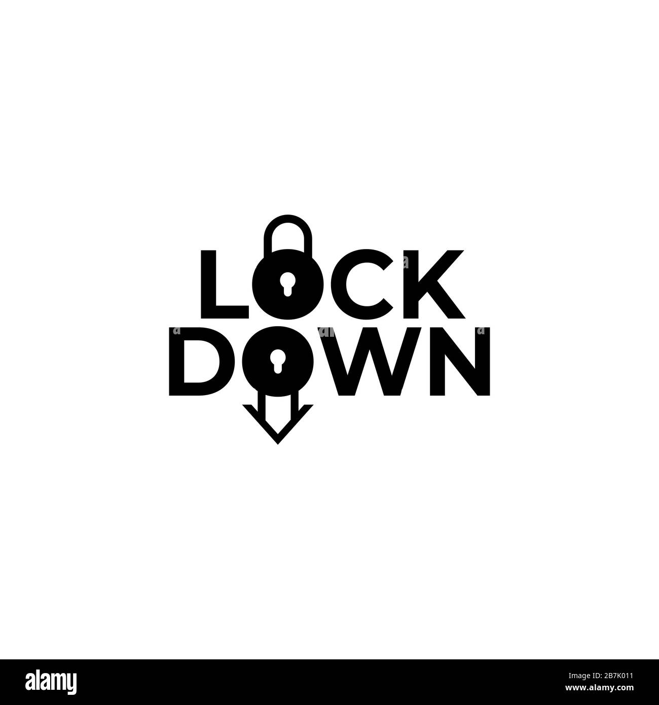 Lockdown text, infographics. Global pandemic health warning concept. novel coronavirus (2019 ...