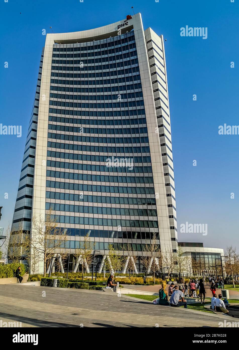 Johannesburg , South Africa - 20 Feb 2020: Exteriors of PWC ...
