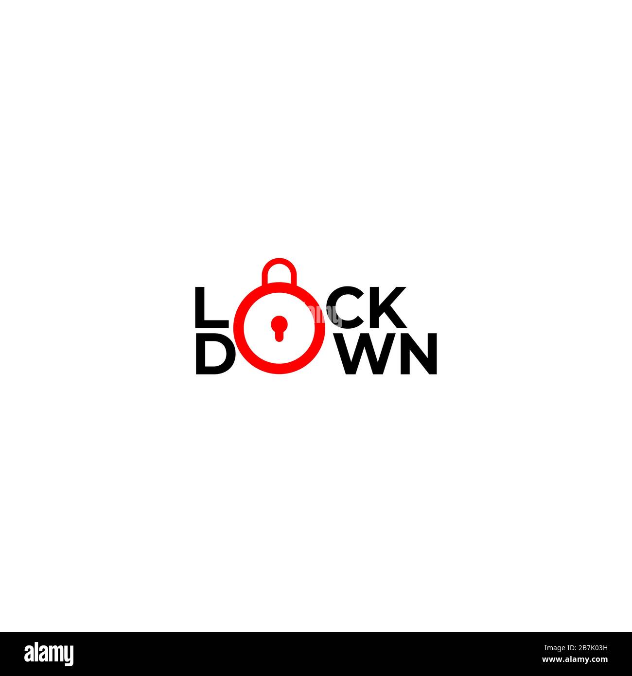 Lockdown text, infographics. Global pandemic health warning concept ...