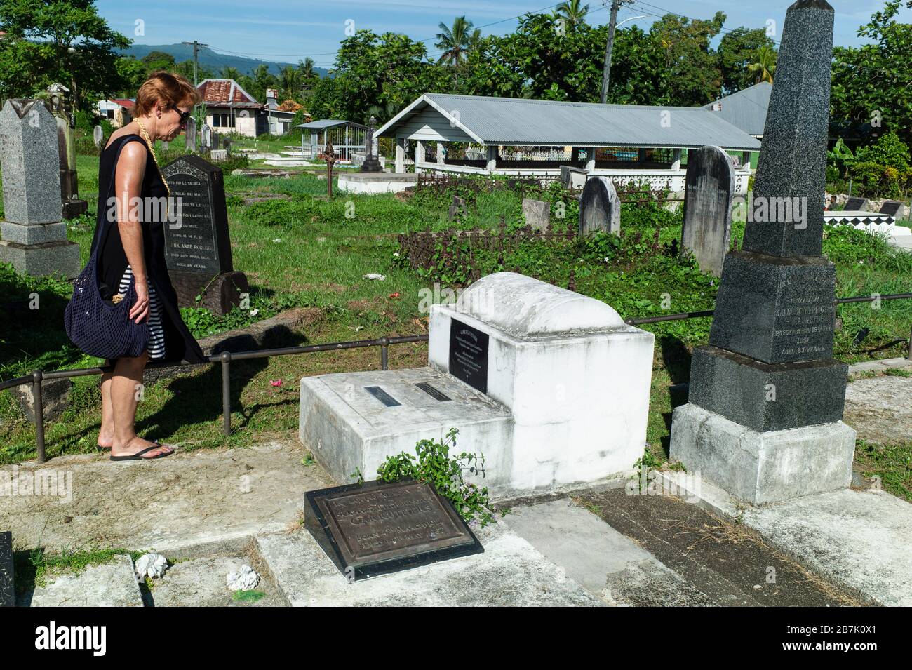 European Cemetery Apia, Tuamasaga, Samoa Stock Photo - Alamy