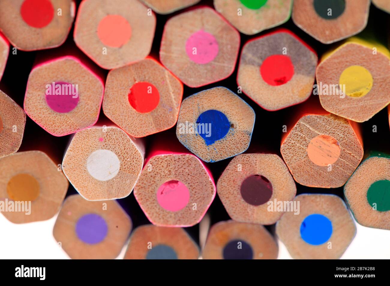 The color pencil, close-up shot Stock Photo - Alamy
