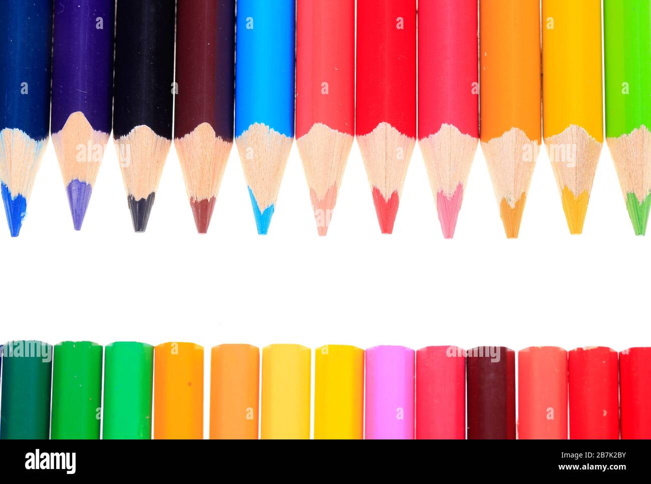 The color pencil, close-up shot Stock Photo - Alamy