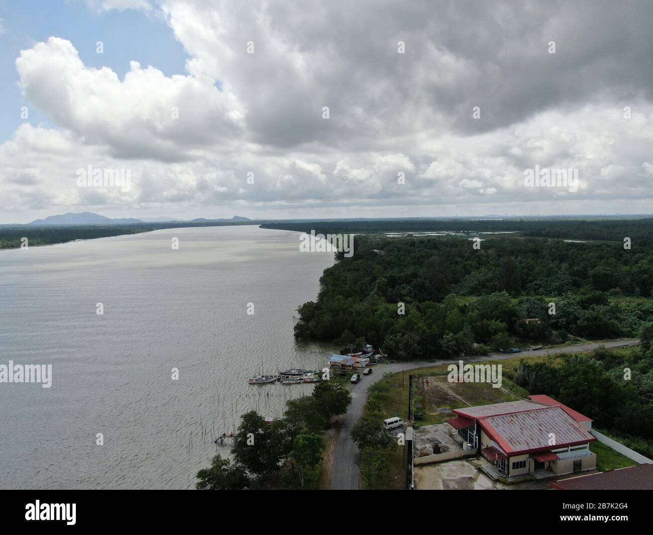 Telaga Air, Sarawak / Malaysia - March 15, 2020: The Beautiful Fishing ...