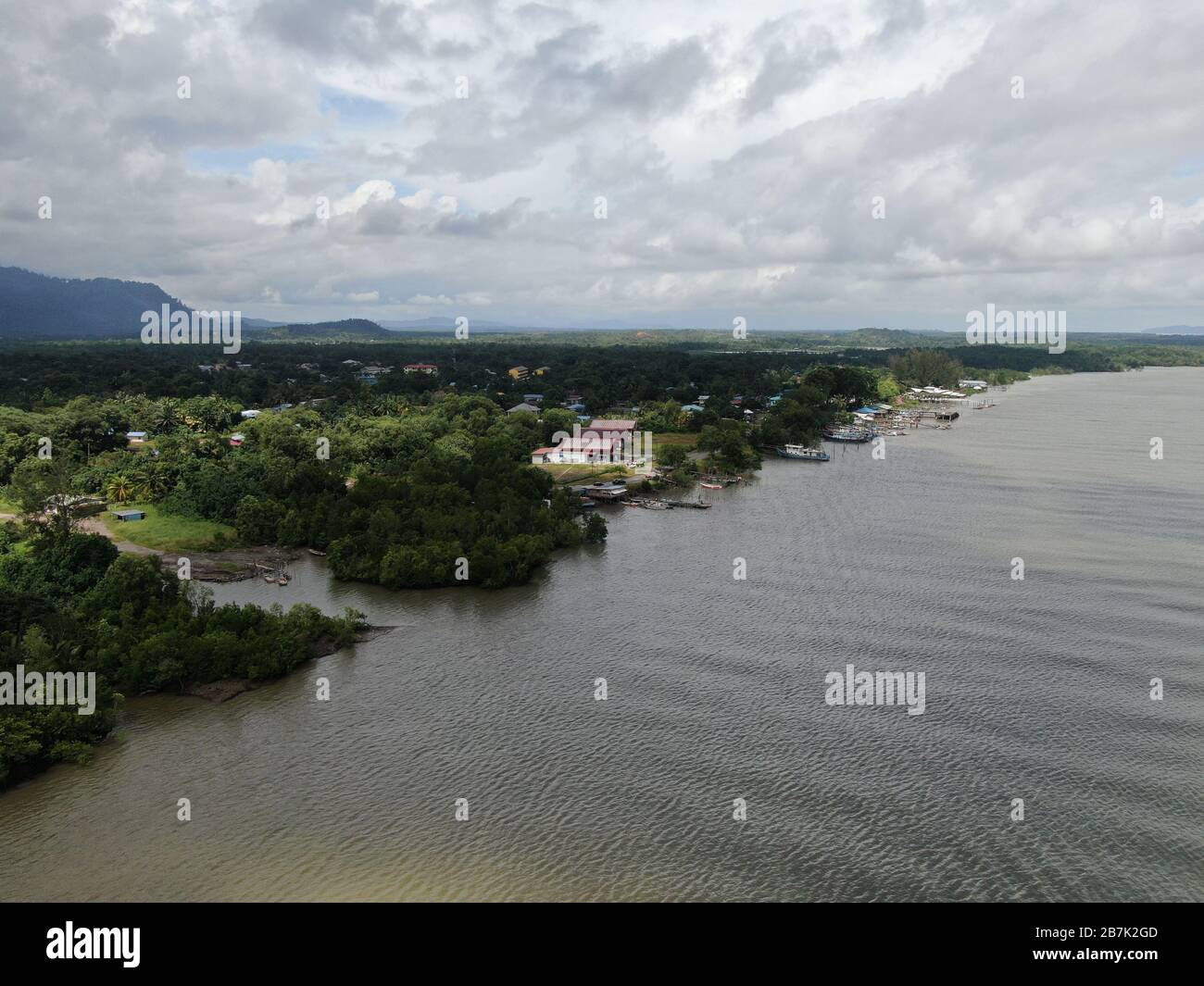 Telaga Air, Sarawak / Malaysia - March 15, 2020: The Beautiful Fishing ...