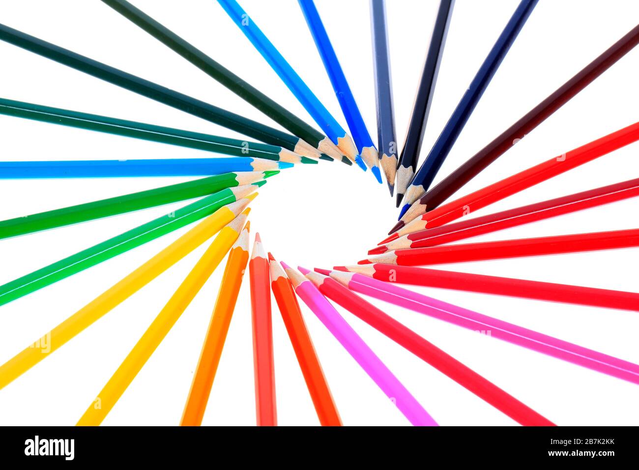 The color pencil, close-up shot Stock Photo - Alamy