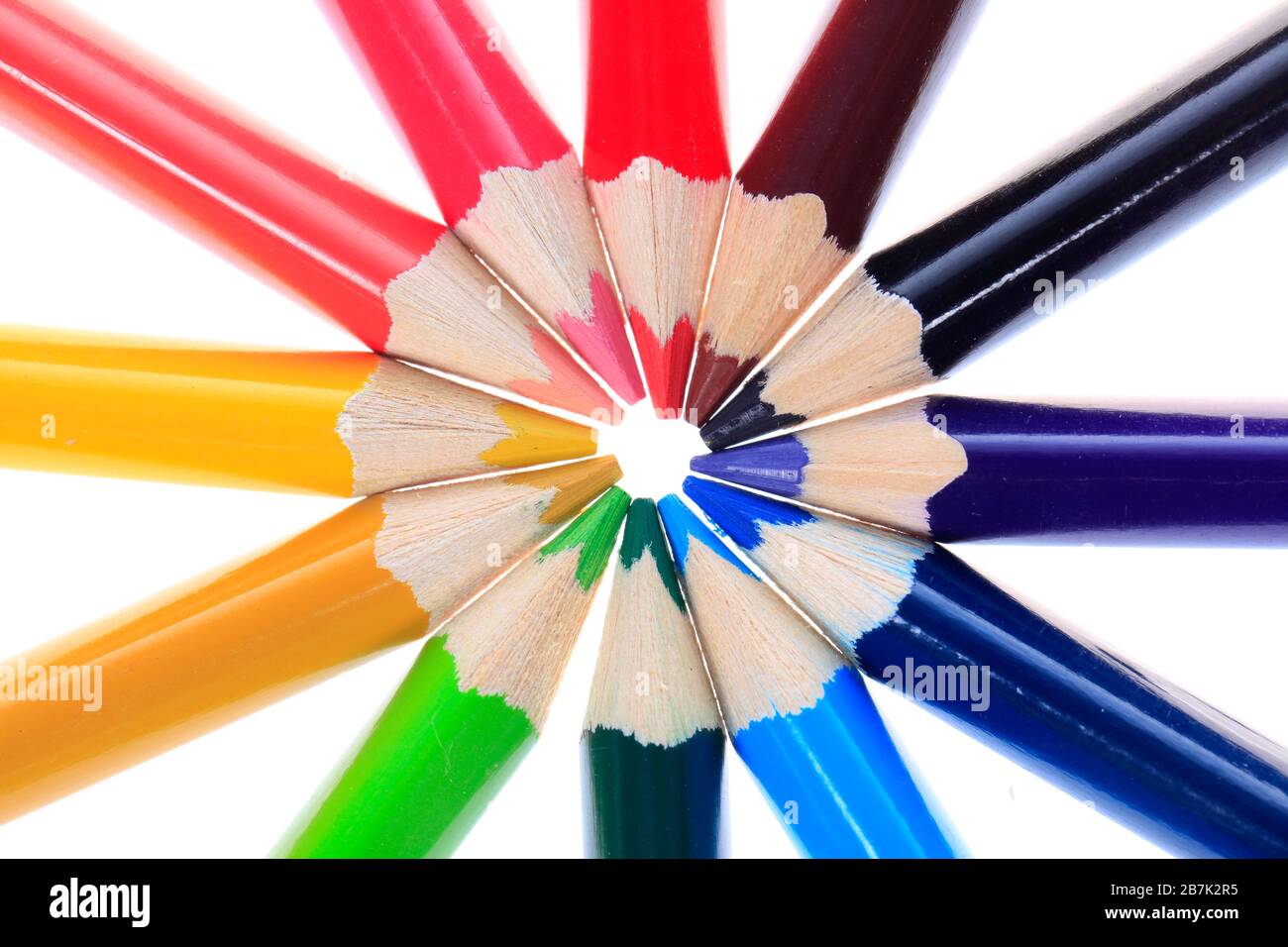 The color pencil, close-up shot Stock Photo - Alamy