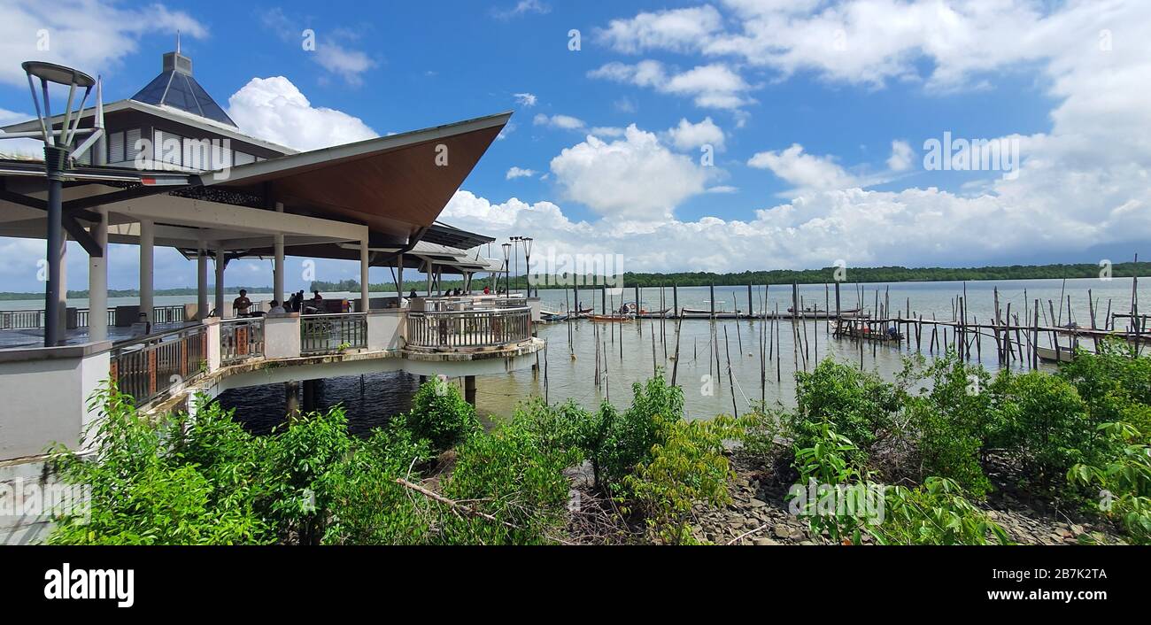 Telaga Air, Sarawak / Malaysia - March 15, 2020: The Beautiful Fishing ...