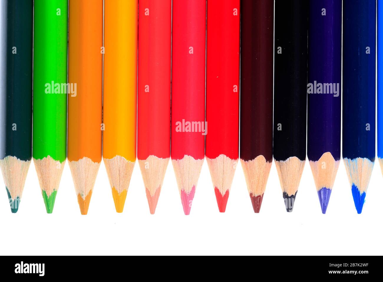 The color pencil, close-up shot Stock Photo - Alamy