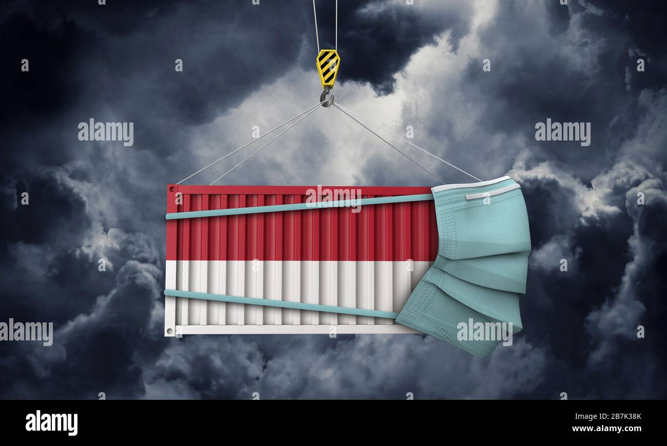 Indonesia shipping container hi-res stock photography and images - Alamy